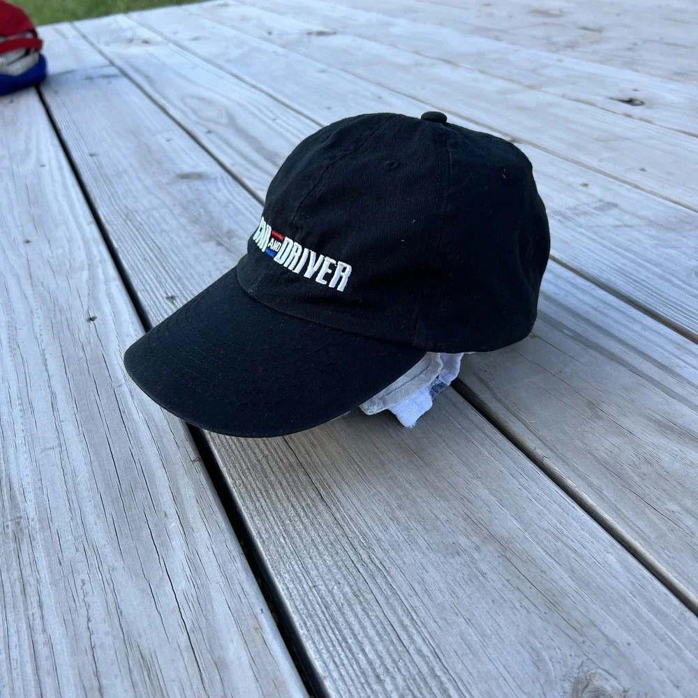 The Unbranded Brand | Accessories | Car And Driver Hat Black Stitched ...